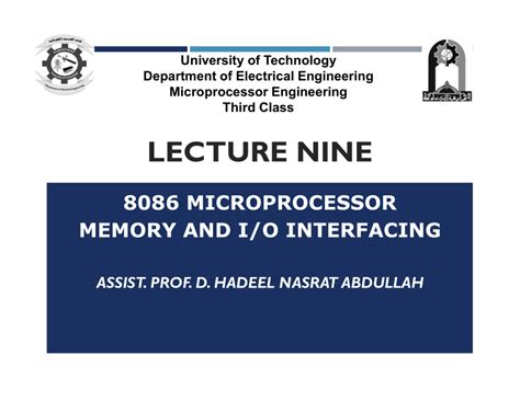 i o interfacing in 8086 microprocessor pdf