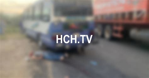 Hombre muere atropellado por bus interurbano en Cofradía Cortés HCH TV