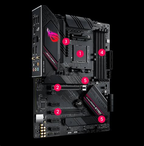 ROG STRIX B550 F GAMING WIFI II Gaming MotherboardsROG Republic Of
