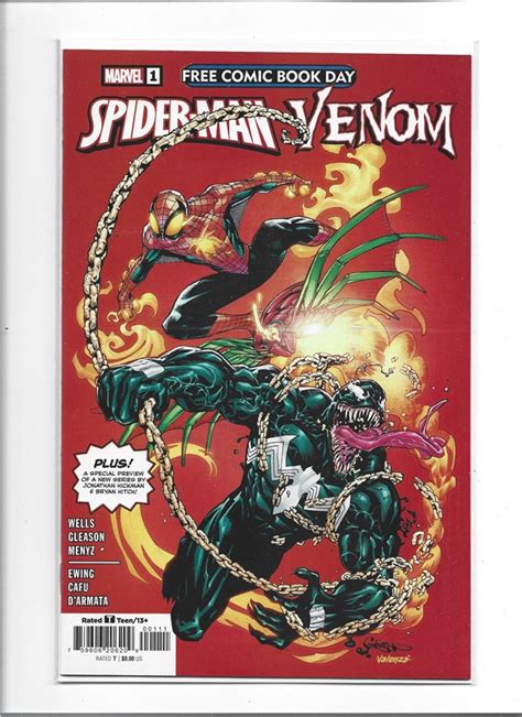 Spider Man Venom 1 2023 Free Comic Book Day For Sale
