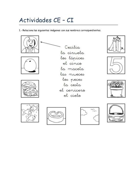 Actividades CE CI1 Relaciona las siguientes imágenes con sus