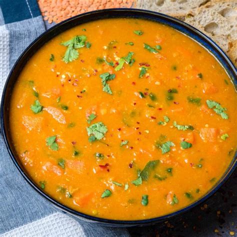 Spiced Carrot And Lentil Soup Vegan Cocotte