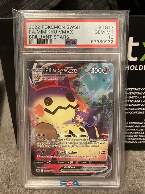 Mavin Pokemon Brilliant Stars Mimikyu VMAX Trainer Gallery Full Art