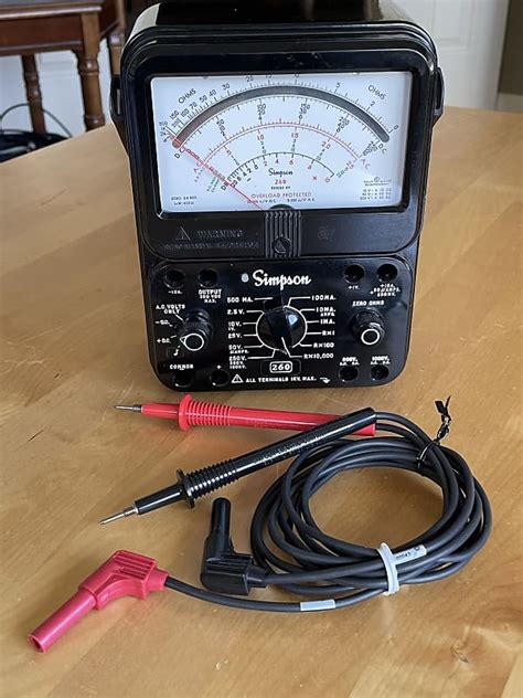 Simpson Analog Multimeter Reverb