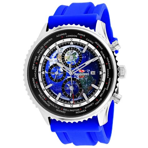Seapro Meridian World Timer GMT Quartz Blue Dial Men S Watch SP7133RB