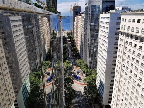Avenida Rio Branco Centro Da Cidade Rio De Janeiro Brasil Rio De