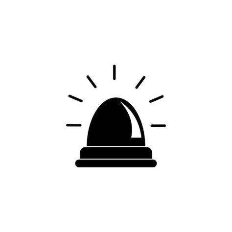 Premium Vector Siren Icon Template Vector