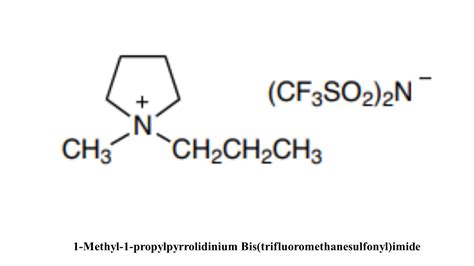 1 Methyl 1 Propylpyrrolidinium Bis Trifluoromethanesulfonyl Imide Low