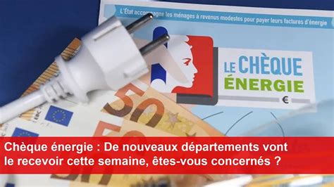 Chèque énergie De nouveaux départements vont le recevoir cette