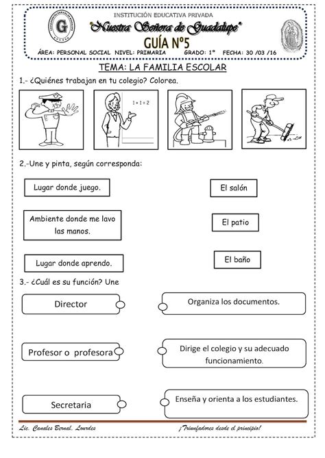 Roles De La Familia Para Segundo De Primaria Fichas Para Imprimir