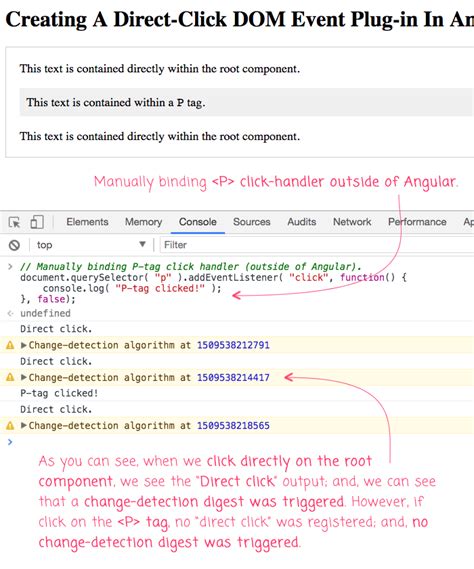 Creating A Direct Click DOM Event Plug In In Angular 4 4 6 LaptrinhX
