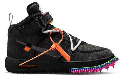 Nike Air Force 1 Mid X Off White Black Lyst