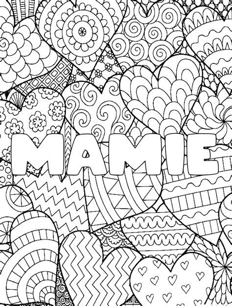 Coloriage La Meilleure Grand mère du Monde télécharger et imprimer