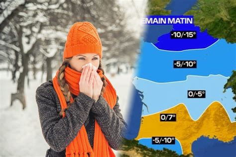 Prévision météo inquiétante froid et neige la semaine prochaine