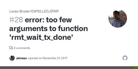 Error Too Few Arguments To Function Rmt Wait Tx Done Issue 28