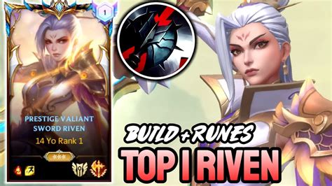 WILD RIFT RIVEN TOP 1 RIVEN GAMEPLAY CHALLENGER RANKED YouTube
