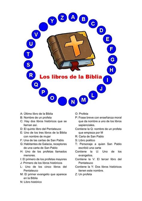 Ficha online de La Biblia para 5º Primaria Puedes hacer los ejercicios