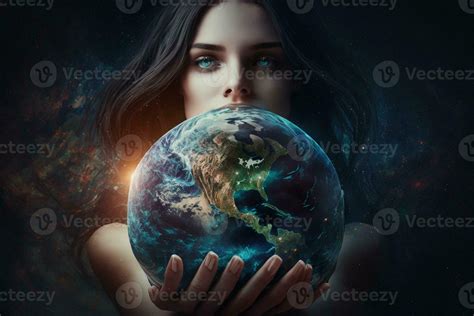 Woman Holding Planet Earth In Her Hands 25472368 Stock Photo At Vecteezy
