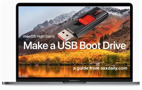 How To Create A Bootable Install Drive For MacOS High Sierra