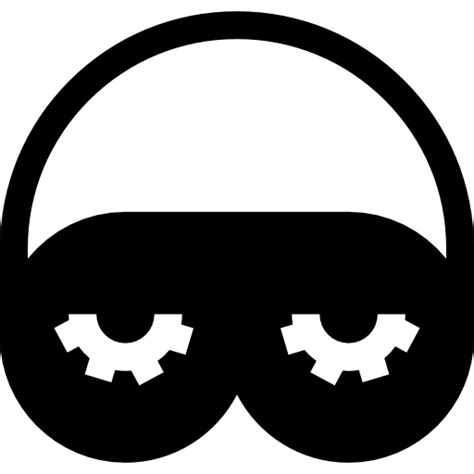 Mask Basic Straight Filled Icon