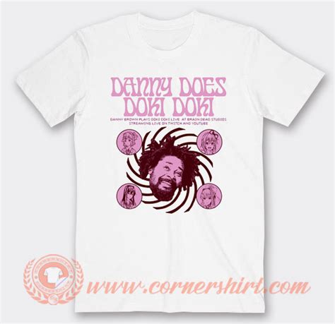 Get It Now Danny Brown Plays Doki Doki T Shirt Cornershirt