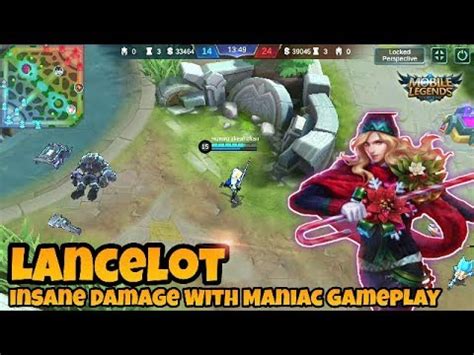 Lancelot Insane Damage And Item Builds With Maniac Gameplay Mobile
