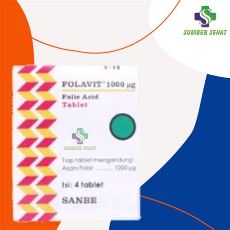 FOLAVIT 1000 MCG STRIP 4 TABLET Lazada Indonesia