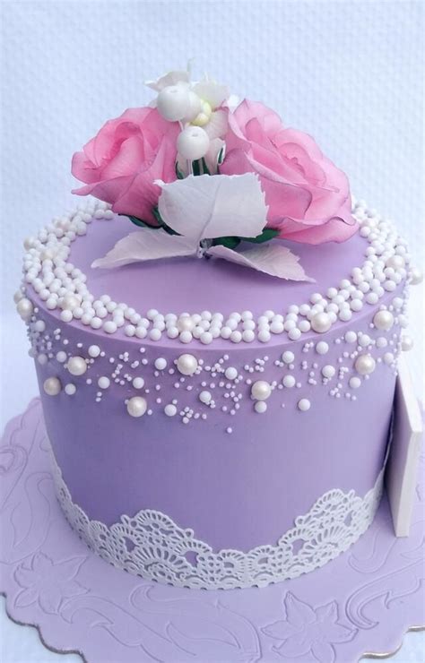 Purple Cake Cake By Dari Karafizieva Cakesdecor Purple Cakes