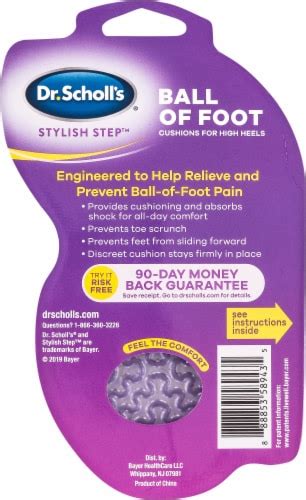 Dr Scholl S Stylish Step Ball Of Foot Cushions For High Heels 2 Ct