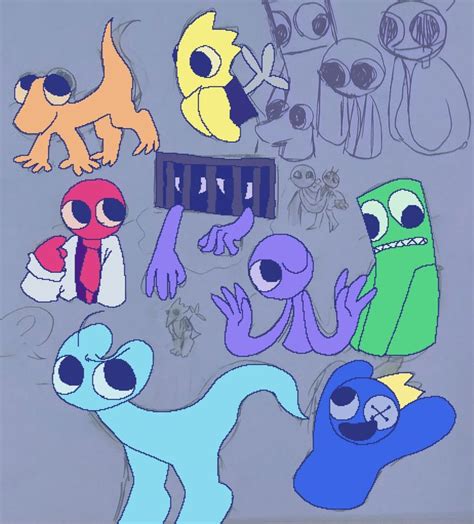 Rainbow Friends Drawing