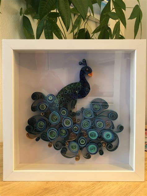 Peacock Paper Quilling Etsy