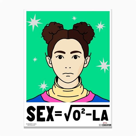 sex canvas print by netflix sex education posters fy