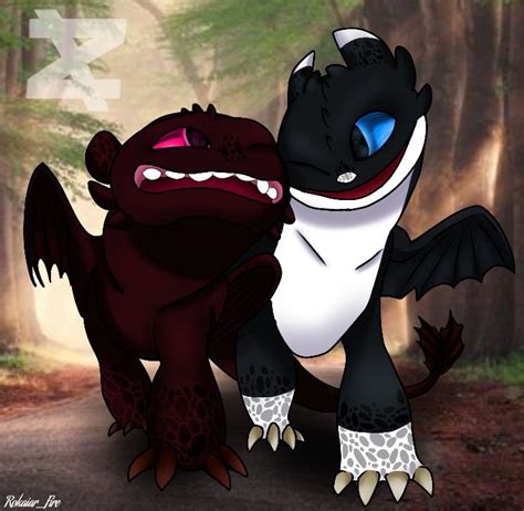 Dart And Breeze Cute Dragon Drawing Night Fury Dragon Cartoon Dragon