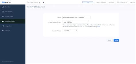 turn pdf files into structured xml data with docparser