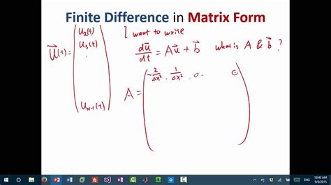 mit numerical methods for pde lecture 1 finite difference solution of heat equation youtube