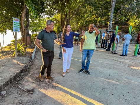 Prefeita Cordélia Torres acompanha início da requalificação do Parque
