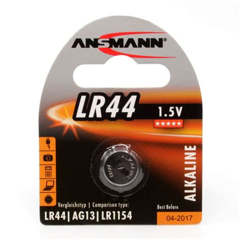 Ansmann LR44 A76 AG13 1 5V Alkalna Baterija