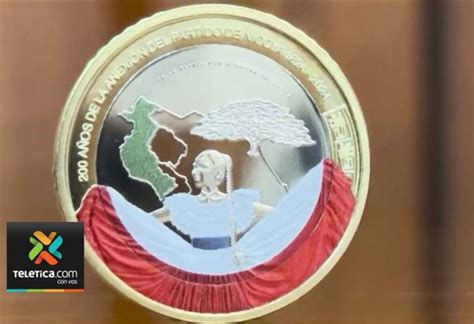 Esta es la moneda conmemorativa por los 200 años de la Anexión del