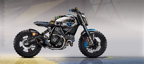 Racing Cafè Cafè Racer Concepts Ducati Scrambler Monster Energy by