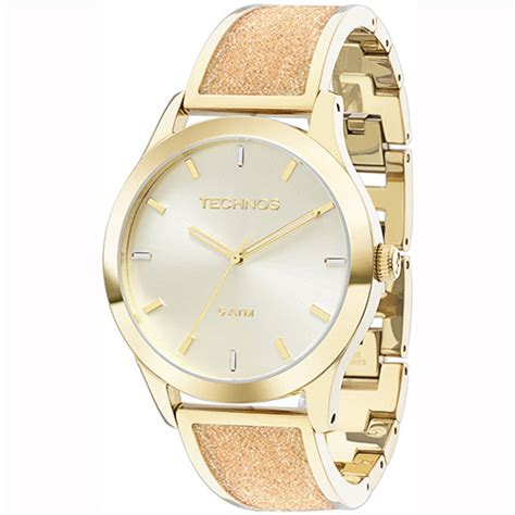 Relógio Feminino Technos Analógico Elegance Crystal Swarovski 2035LYB