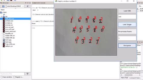 scilab gui for simple deep learning network cnn youtube
