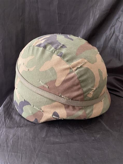 Chase Militaria U S PASGT KEVLAR HELMET WITH CAMO COVER