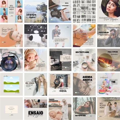 Pack Canva Fotografos 25 Modelos Editáveis Bônus DMK Studio