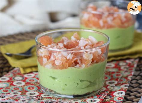 Verrines avocat crevettes pamplemousse hyper fraîches Recette