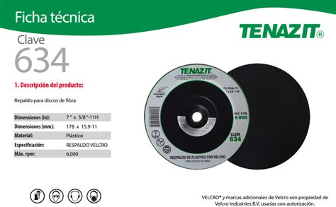 Grupo Ferretero CHC Respaldo Para Discos De Fibra