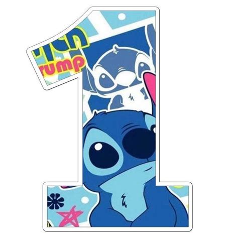 Stitch Alphabet El Taller de Hector Decorar cumpleaños infantil