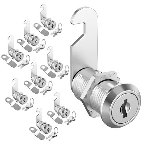 Buy 8 Pack Cabinet Locks 1 1 8 Cam Lock Keyed Alike Mailbox Lock