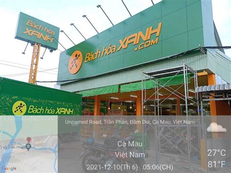 CÔNG TRÌNH BÁCH HÓA XANH ẤP CHÀ LÀ TRẦN PHÁN ĐẦM DƠI CÀ MAU Á ĐÔNG