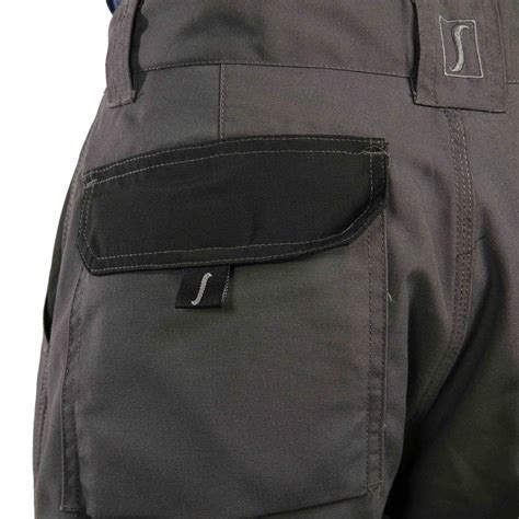 PANTALON CARGO ALERCE BI COLOR RODILLA REFORZADA GRIS RopWork