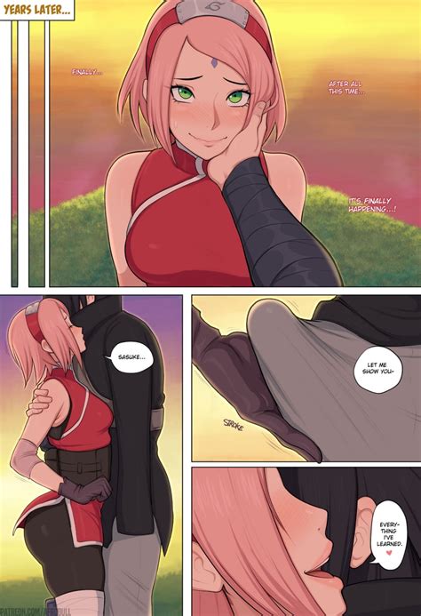 Haruno Sakura And Uchiha Sasuke Naruto And 1 More Drawn By Afrobull